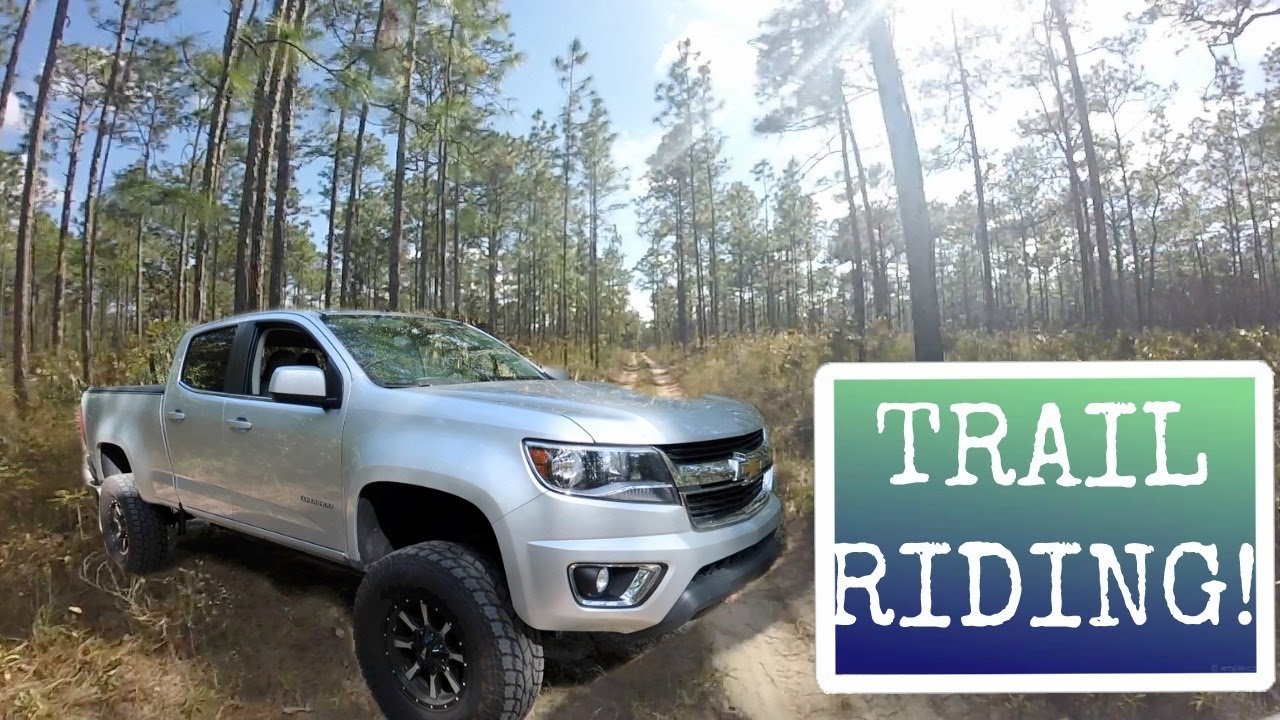 TRAIL RIDING IN 2016 CHEVY COLORADO! - YouTube