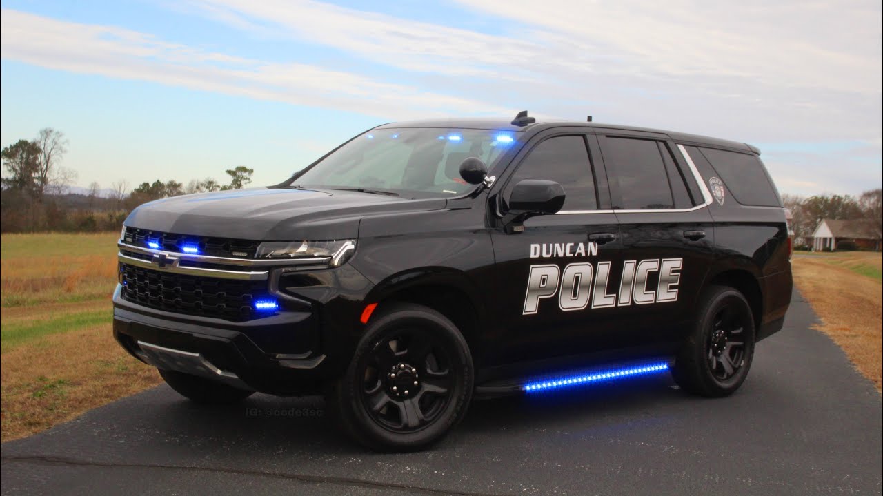 Duncan (SC) Police Department 2022 Chevy Tahoe - YouTube