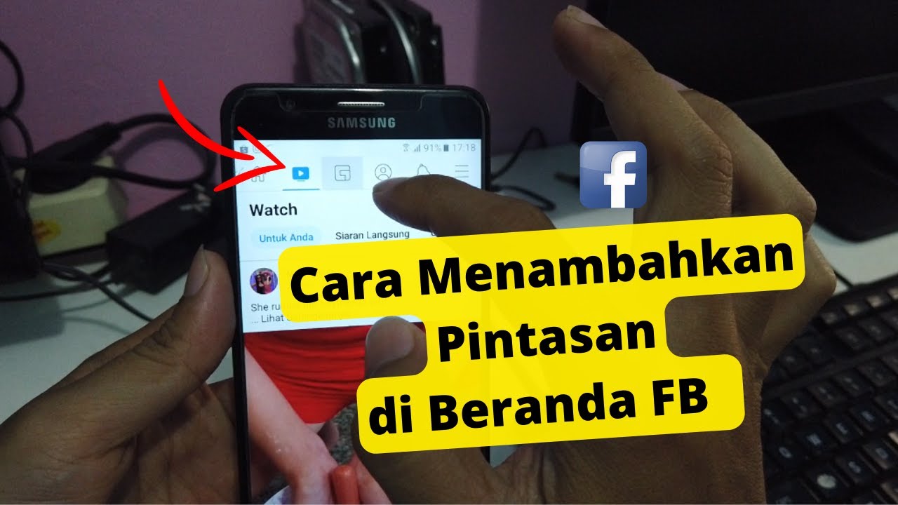 Cara Menambahkan Pintasan di Beranda Facebook - YouTube