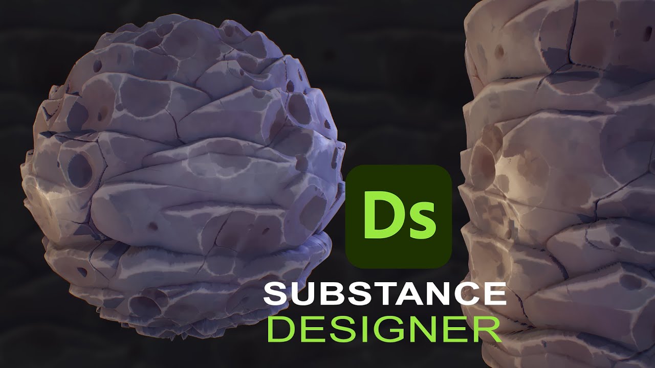Stylized Rock | Substance Designer 2022 - YouTube