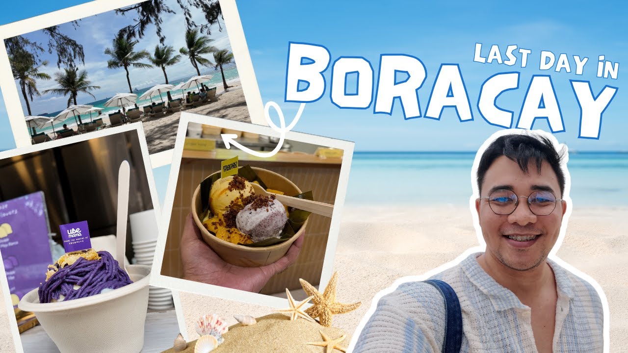 Last day in Boracay | Lime hotel pool + Ube mama review + Mango mama round 2 + flying back to ...