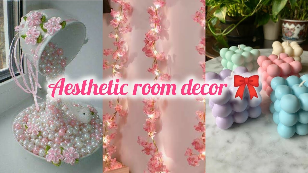 Aesthetic room decor | Cute room decor for girls | Room decor ideas | 🎀 ...