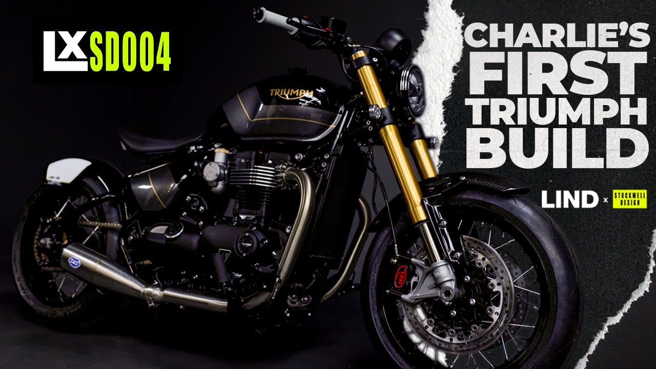 CUSTOM Triumph Bonneville Bobber | Charlie Stockwell's First Triumph ...