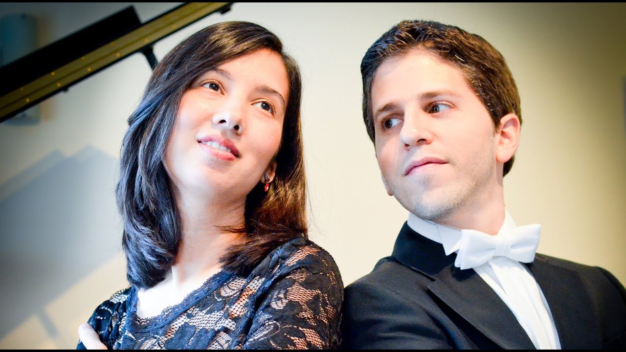 Amadeus Piano Duo plays Mozart's Sonata for piano four-hands in C, K ...