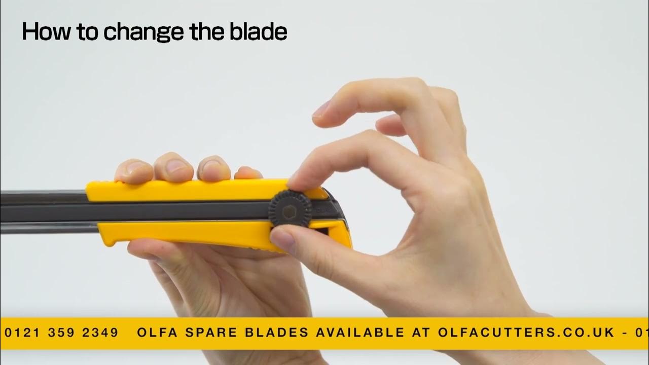 Olfa XL-2 Heavy Duty Cutter - Long Reach - YouTube