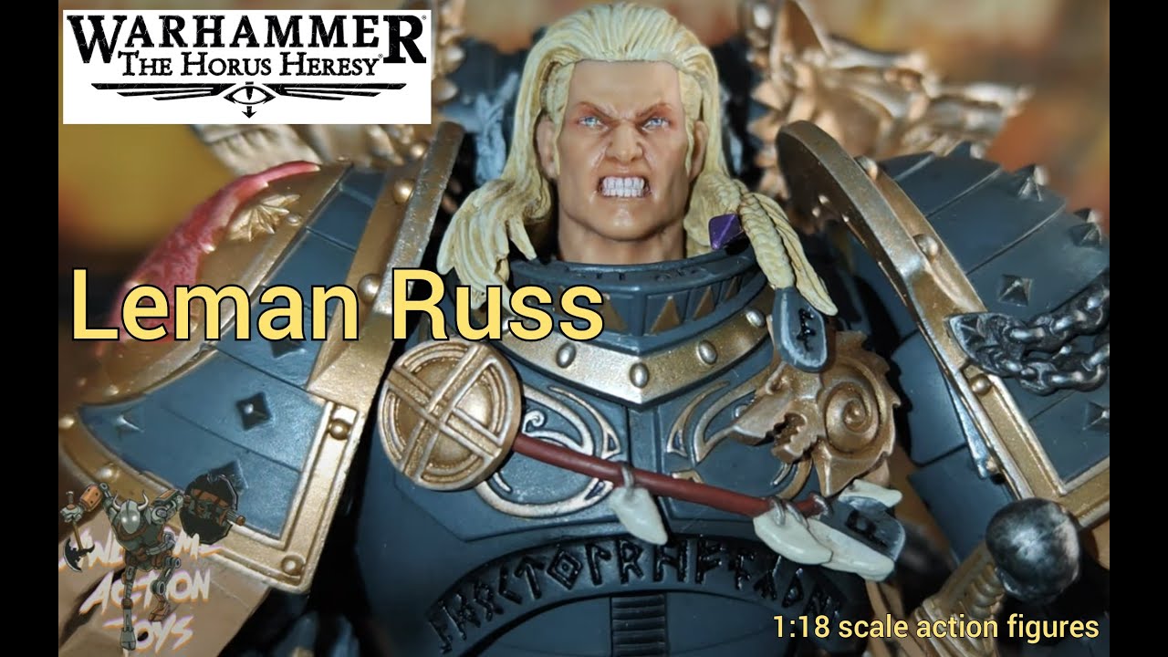 Warhammer the Horus Heresy Leman Russ Space Wolves Primarch 1:18 scale ...