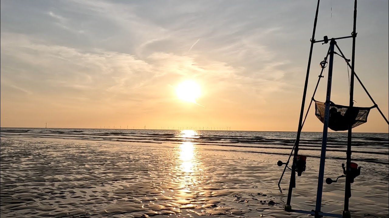 Fishing at New Brighton Beach, River Mersey - 26/5/23 - YouTube