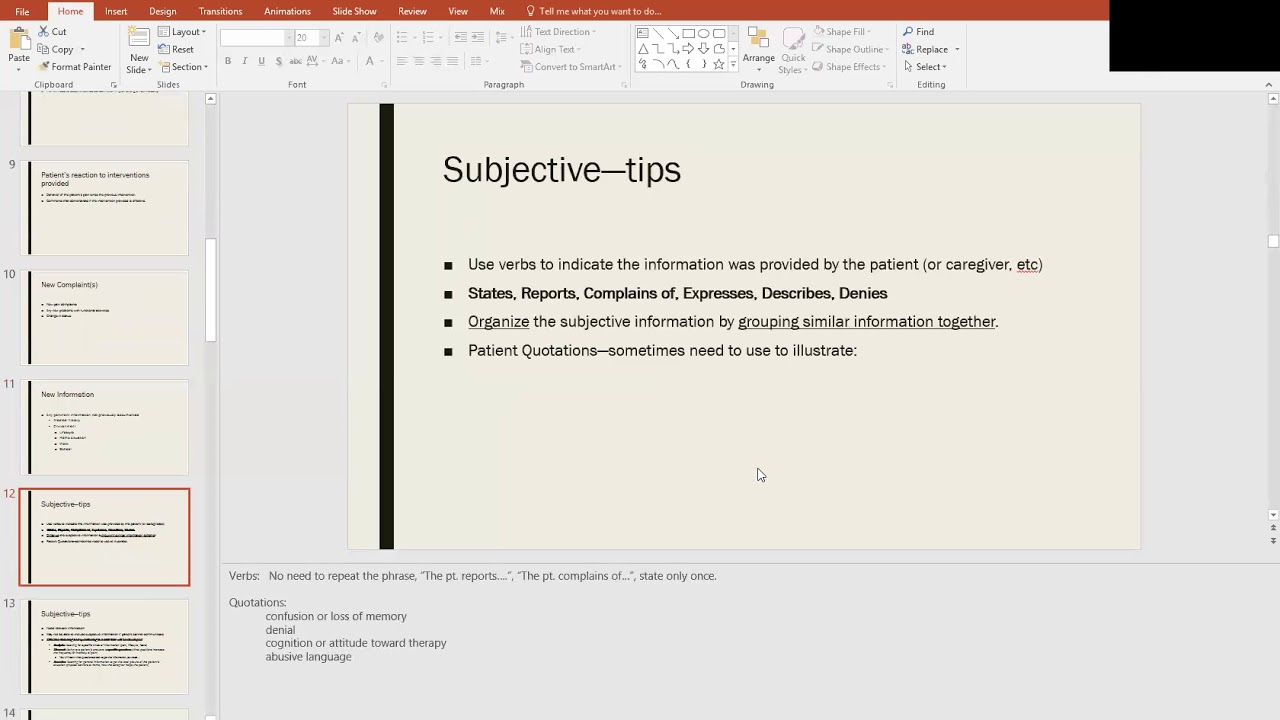 SOAP Note PowerPoint Presentation YouTube SOAP Note PowerPoint Presentation YouTube