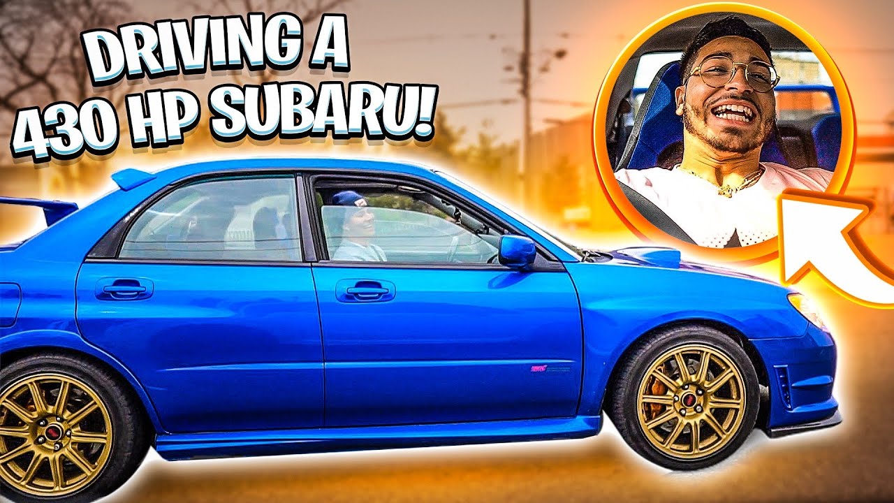 DRIVING A 427 HP SUBARU WRX STI ! **CRAZY FAST** | BRAAP VLOGS - YouTube