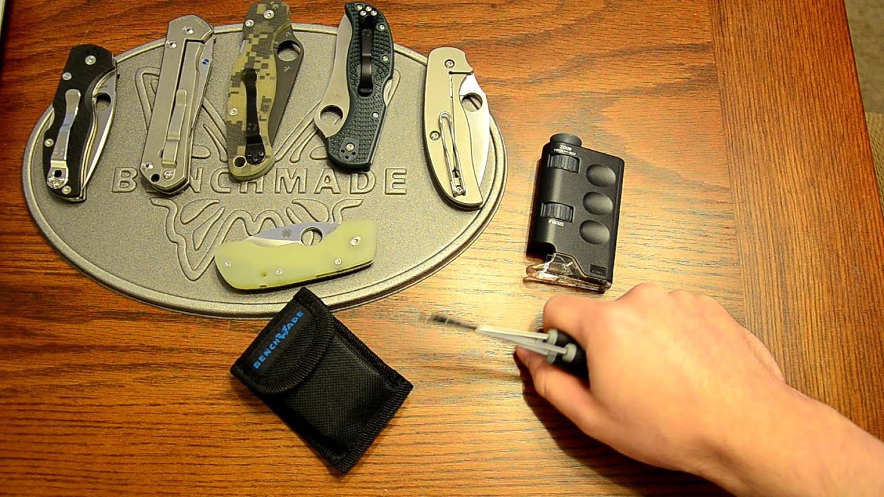 Knife Maintenance Tool Review: Pocket Microscope & New Benchmade Torx ...