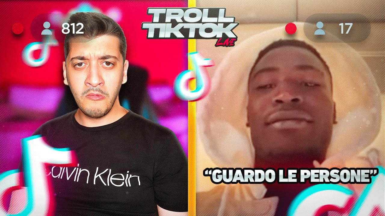 TROLLO IN LIVE SU TIKTOK MA... - YouTube