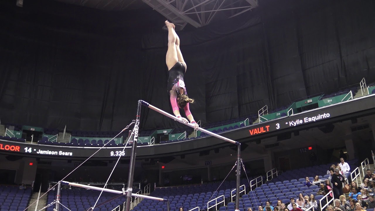 Madeleine Johnston - Uneven Bars - 2019 Nastia Liukin Cup - YouTube