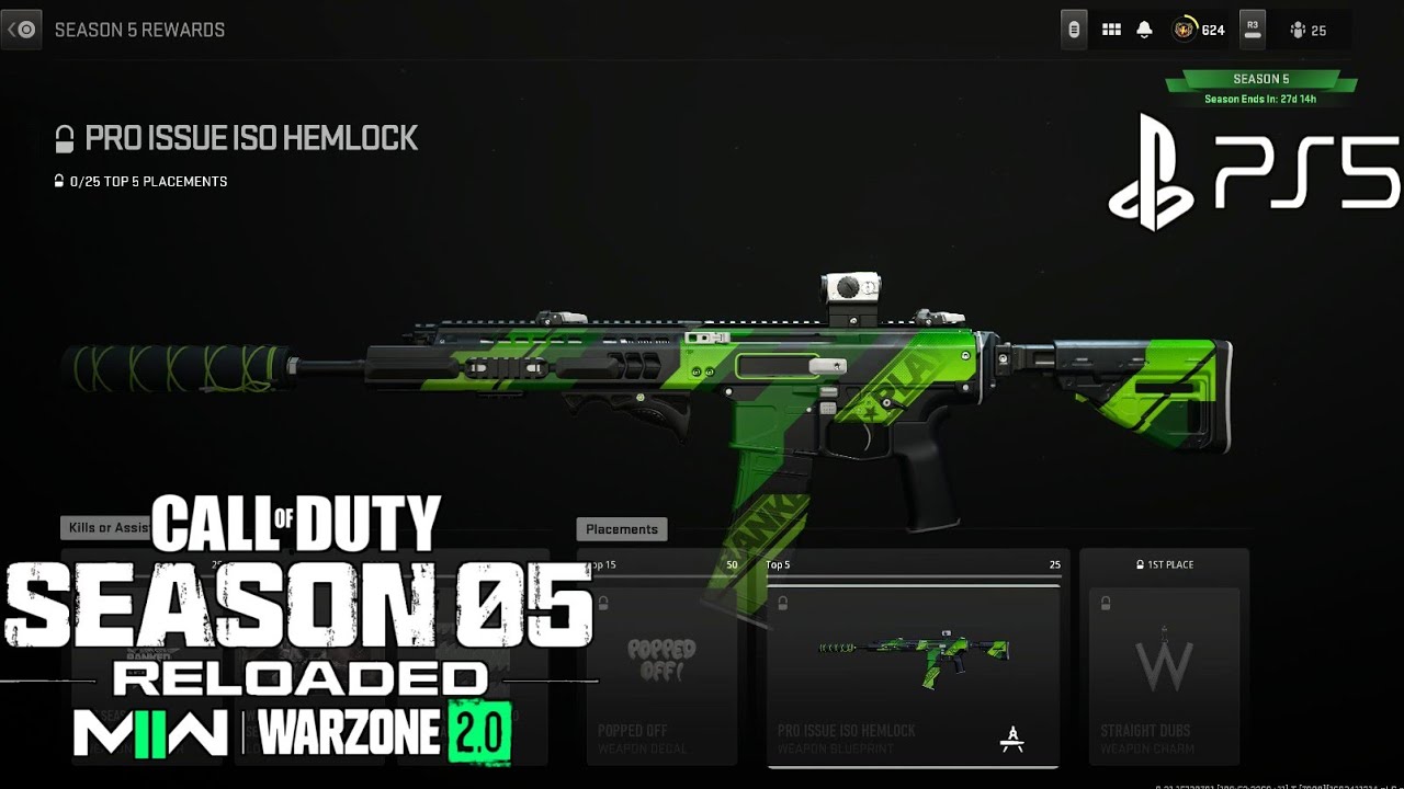 New ISO Hemlock Ranked Skin MW2 Pro Issue Skin | MW2 Ranked Skin | MW2 ...