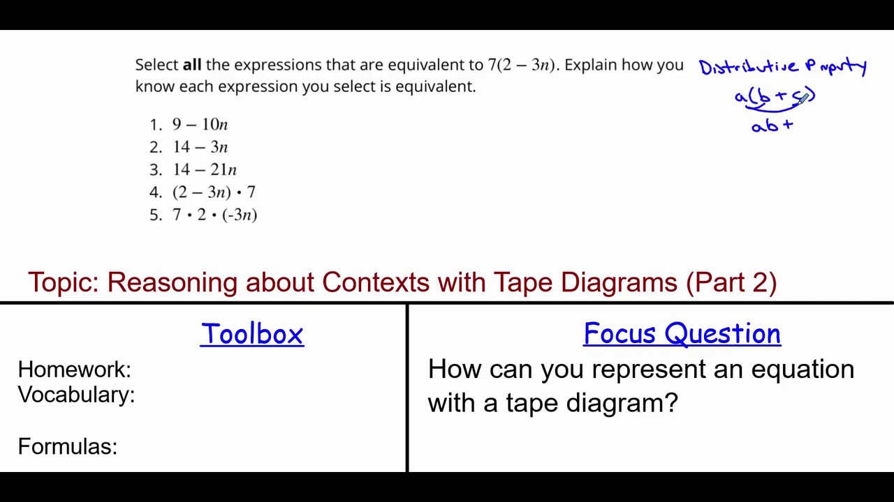 Open Up Resources OUR 7th Grade Unit 6 Lesson 3 - YouTube