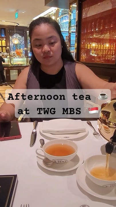 Afternoon tea at TWG MBS 🇸🇬 #twg #marinabaysandssingapore #singapore #singaporevlog # ...