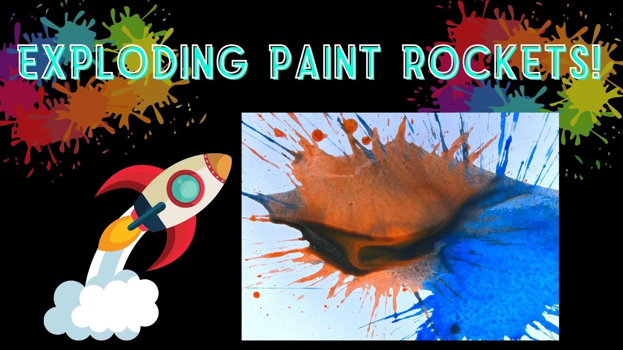 Exploding Paint Rockets! - YouTube