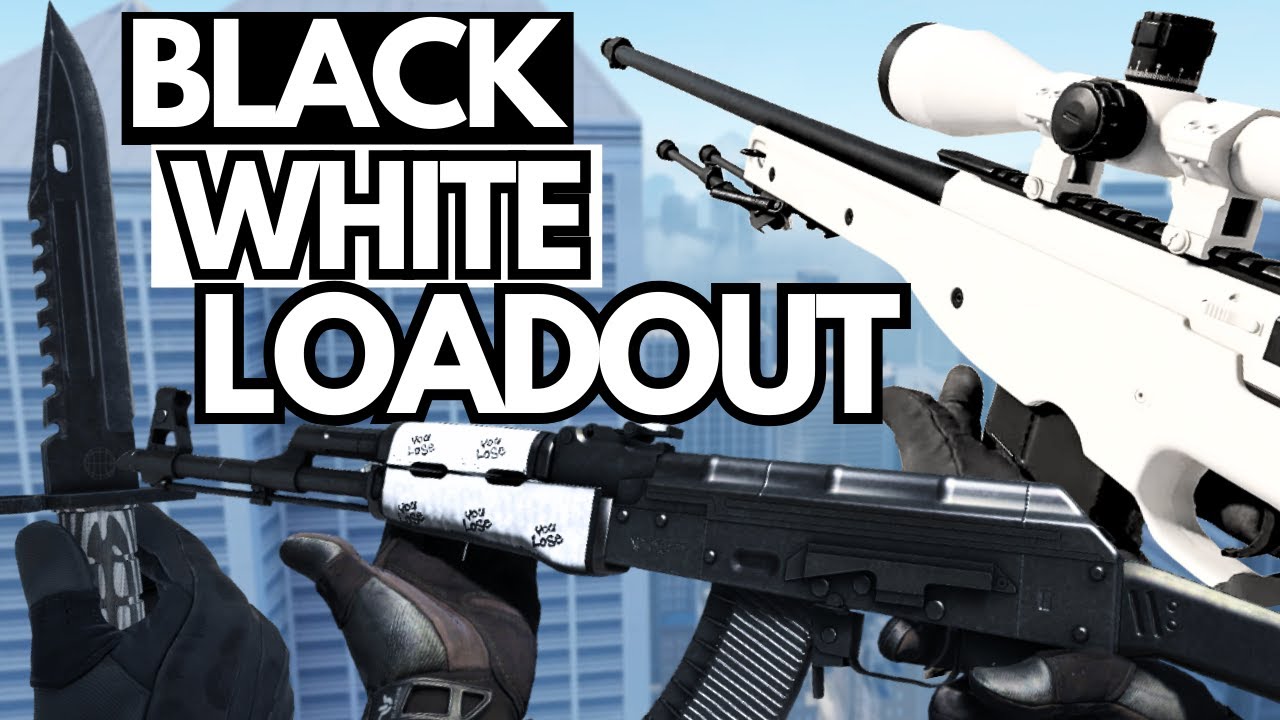 BEST BLACK & WHITE Inventory for CS2! (BUDGET Black & White Skins ...