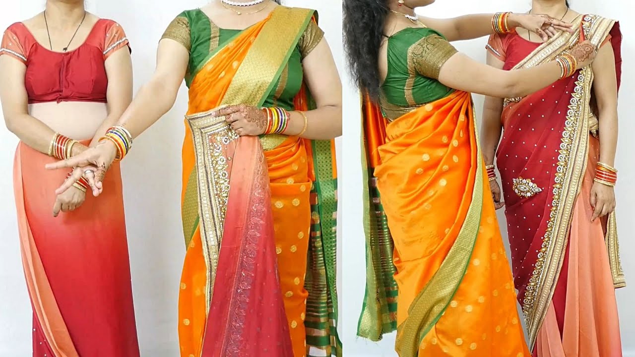 Perfect pleats making trick guide for beginners | saree draping tips ...