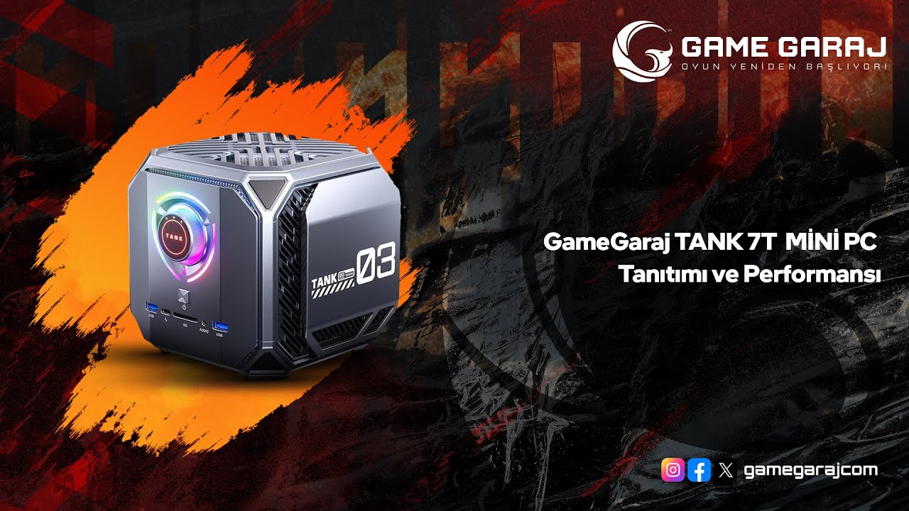 GameGaraj | TANK 7T | MİNİ PC | Tanıtımı ve Performansı - YouTube