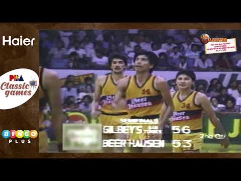 #PBAClassicGames GILBEY'S GIN VS. BEER HAUSEN | 1984 All Filipino Conference | SEMIS - 2nd Quarter
