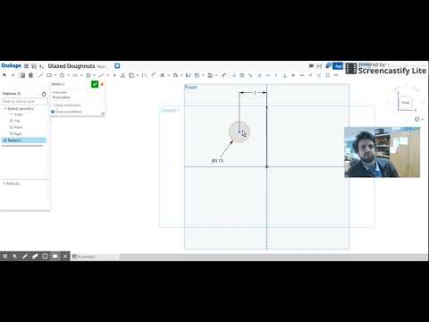 OnShape Video 1 Revolve Doughnut - YouTube