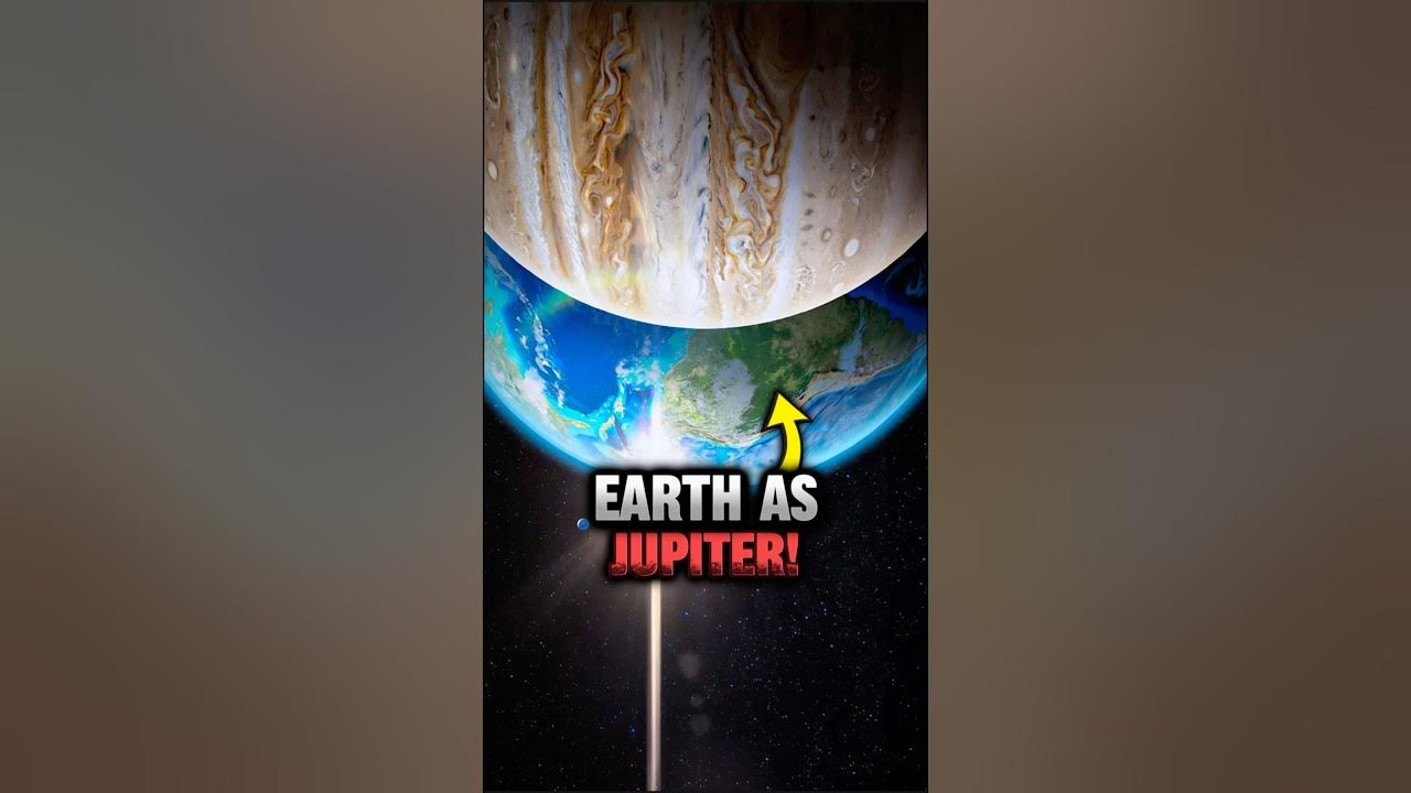 What If Earth Was as Big as Jupiter? 😱 - YouTube
