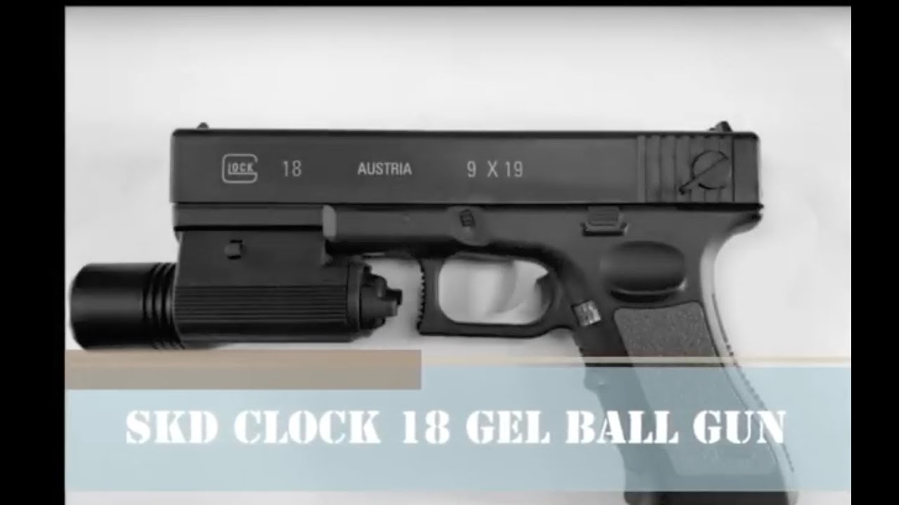 NEW TO COME! SKD G18 GEL BALL BLASTER PISTOL - YouTube