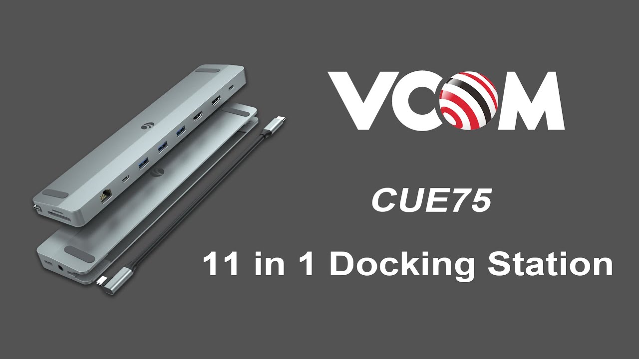 Unboxing | VCOM 11 in 1 Docking Station & Stand | INPUT+2*HDMI+3*USB3.0 ...
