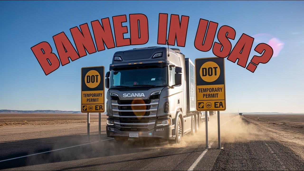 Bruce Wilson Drives BANNED Scania truck in USA – Truckers React! - YouTube