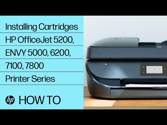 Replace ink cartridges in HP ENVY 5000 printers | HP® Support