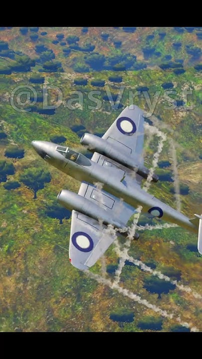 The Gloster Meteor Mk-4 G.41F! EPIC CINAMATIC! |Vryst| #shorts - YouTube
