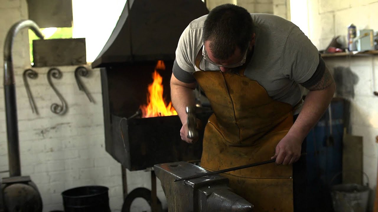 Adam Blockley Blacksmith Armourer - YouTube
