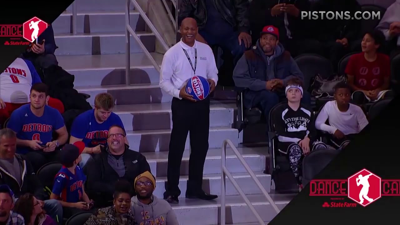 Detroit Pistons | Dance Cam: February 3, 2017 - YouTube
