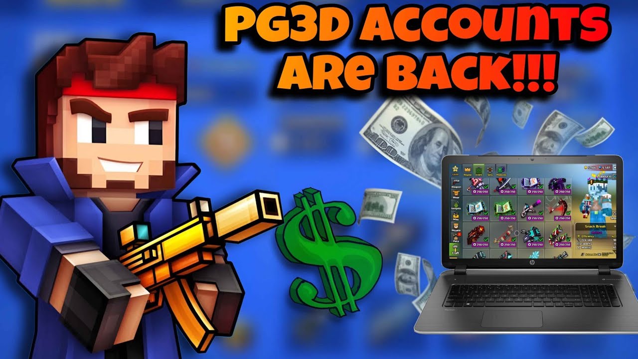 🔥 PG3D MAXED ACCOUNTS | ALL WEAPONS PARTS + ITEMS 🎁 - YouTube
