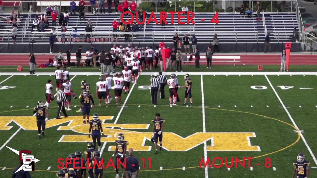 Varsity Football vs Mount St. Michael - YouTube