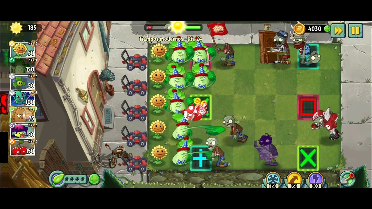 cómo vencer al zombi all-star en Plantas vs Zombies 2 - YouTube