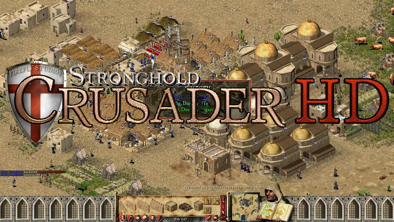 Stronghold Crusader Mission - 74 Unholy Matrimony on 90 gamespeed in ...