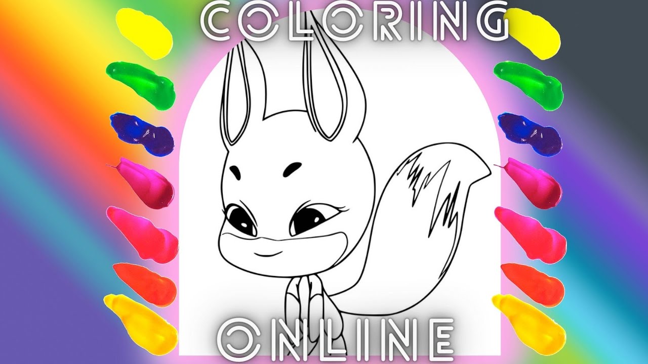 Trixx Kwami Lady Bug || Coloring page - YouTube