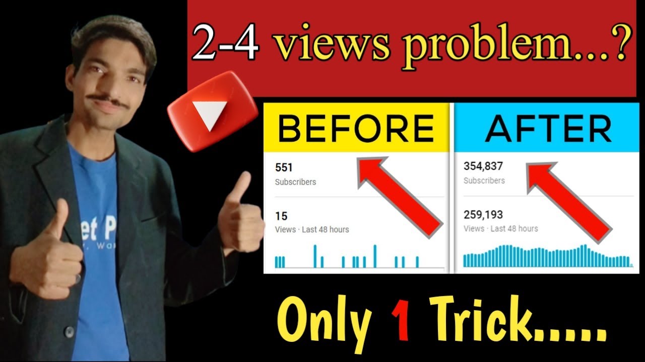 Only 1 Trick To Solve 0 views Problem|Video par Views Kaise Badhaye|Subscribers Kaise Badhaye ...