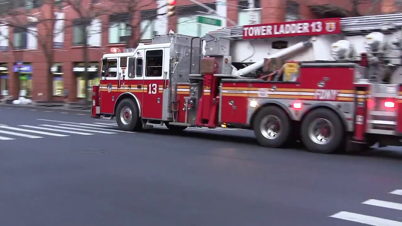 FDNY Responding to and on Scene for a 10-40 Code 2 (Electrical Fire) - YouTube