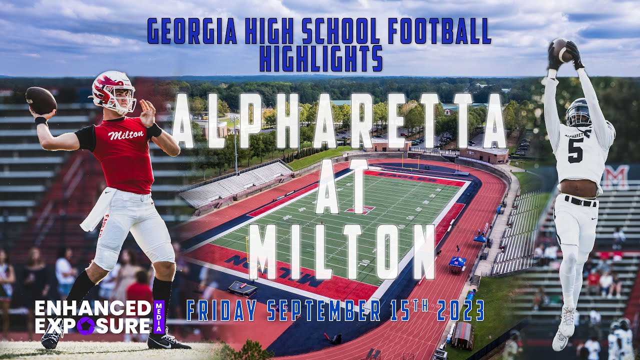 Georgia High School Football - Milton vs Alpharetta - YouTube