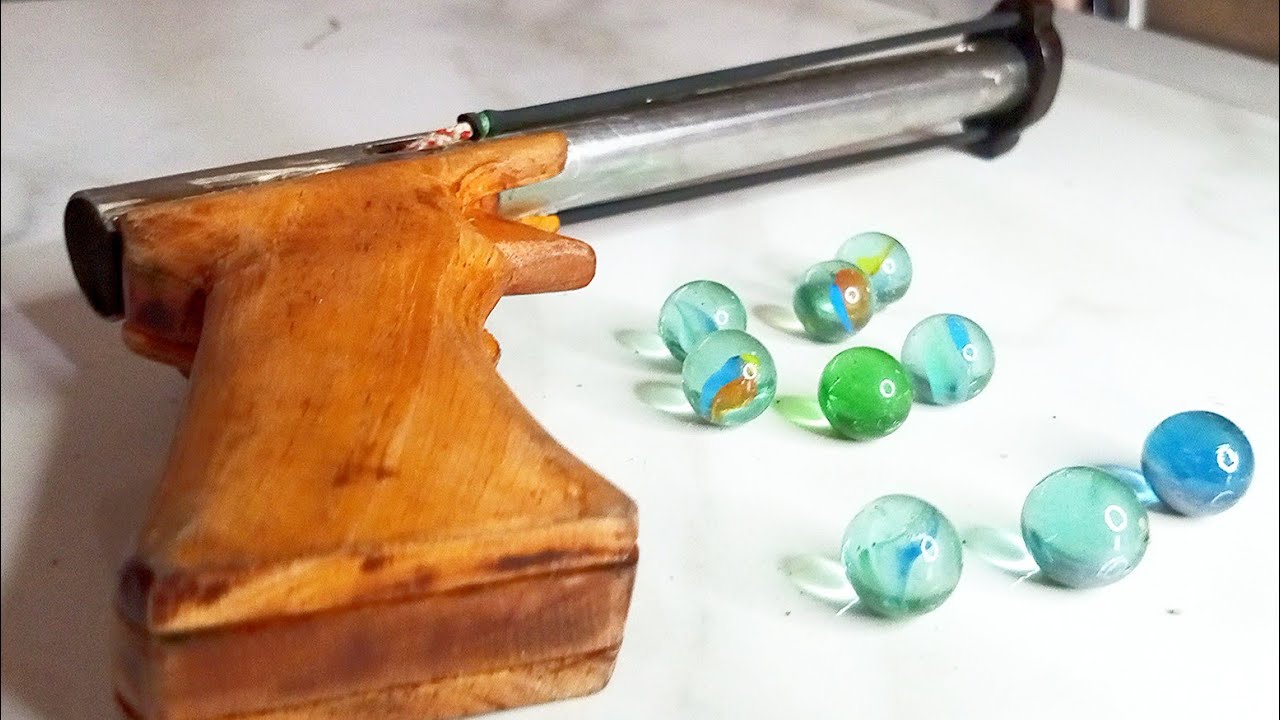 marble slingshot - DIY slingshot - YouTube
