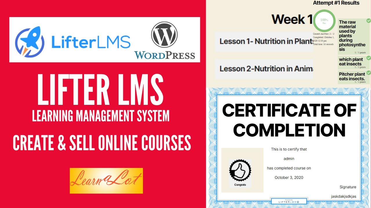 How to use Lifter LMS in Wordpress to Create and Sell Courses Online - YouTube