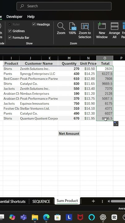 Stop Looping! Use SUMPRODUCT Instead!#excel #shorts #excelshortcuts #exceltips - YouTube