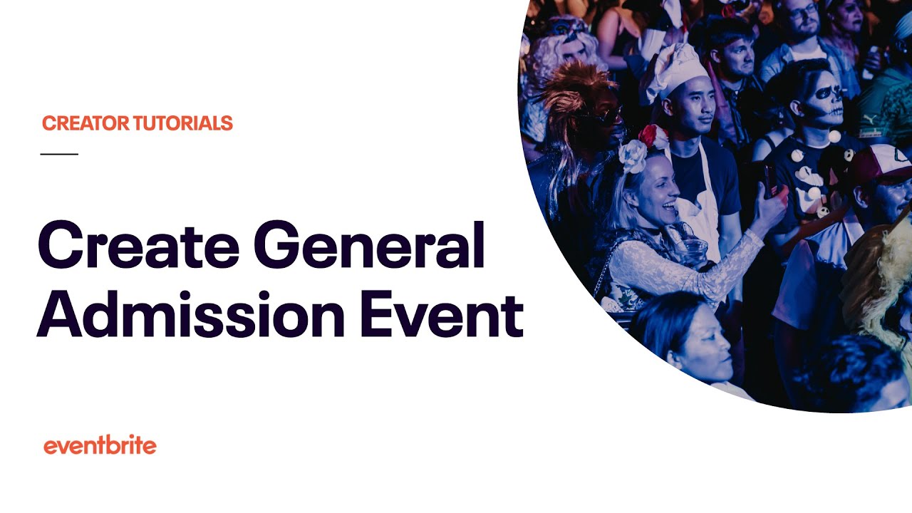 Eventbrite: Creating an Event - YouTube