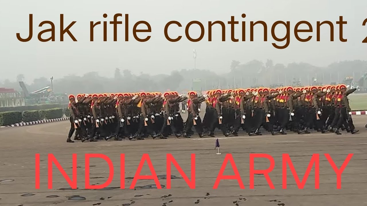 Republic Day Parade 2025 , the Jammu and Kashmir rifles regimental ...