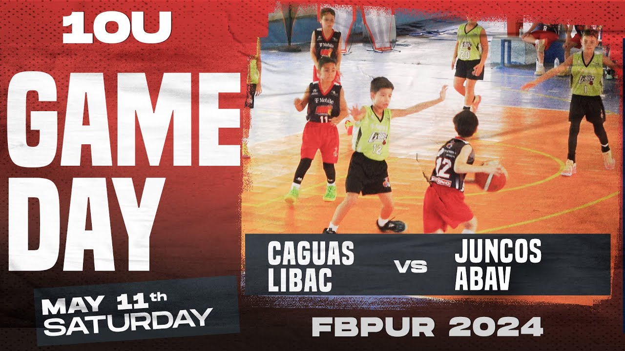 Juncos ABAV vs Caguas Libac, FBPUR Liga Mini, Futuras 10U, Sábado 11 ...