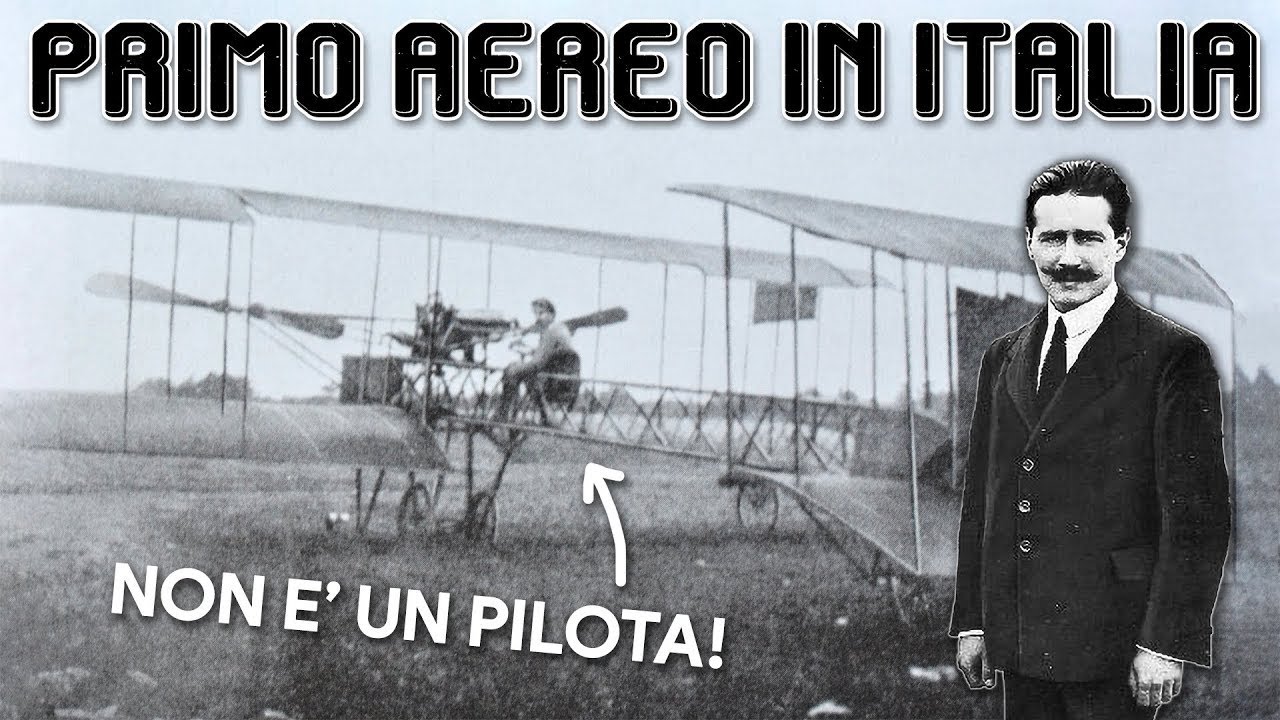 il primo aereo italiano 🇮🇹 e la nascita di Malpensa - Caproni Ca.1 ...