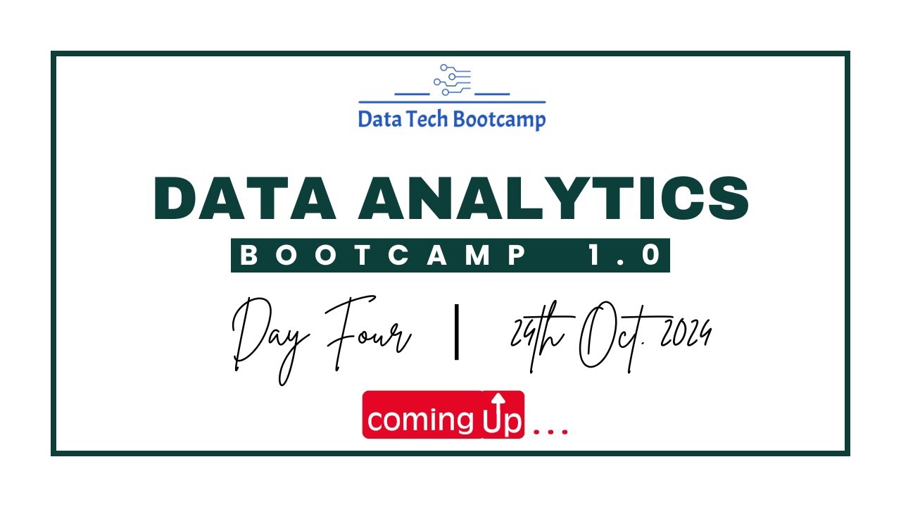 Data Analytics Bootcamp 1.0 Day Four | Power BI - YouTube