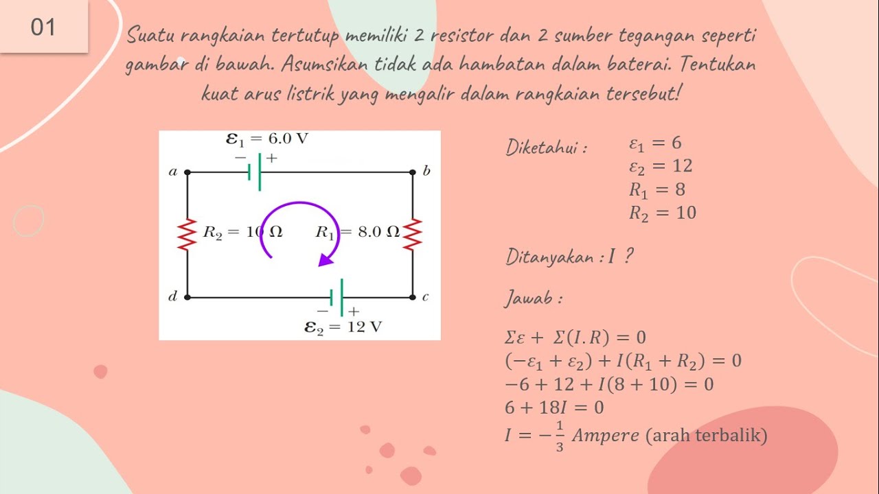 FISIKA DASAR II | RANGKAIAN LOOP 1 DAN LOOP 2 - YouTube